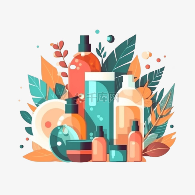 卡通手绘日常生活用品素材图片免费下载-千库网