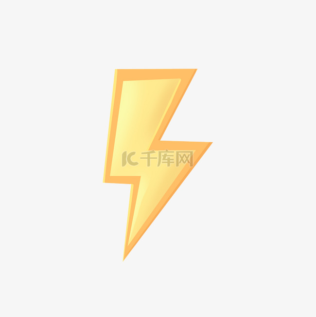 卡通手绘闪电电闪雷鸣素材图片免费下载-千库网