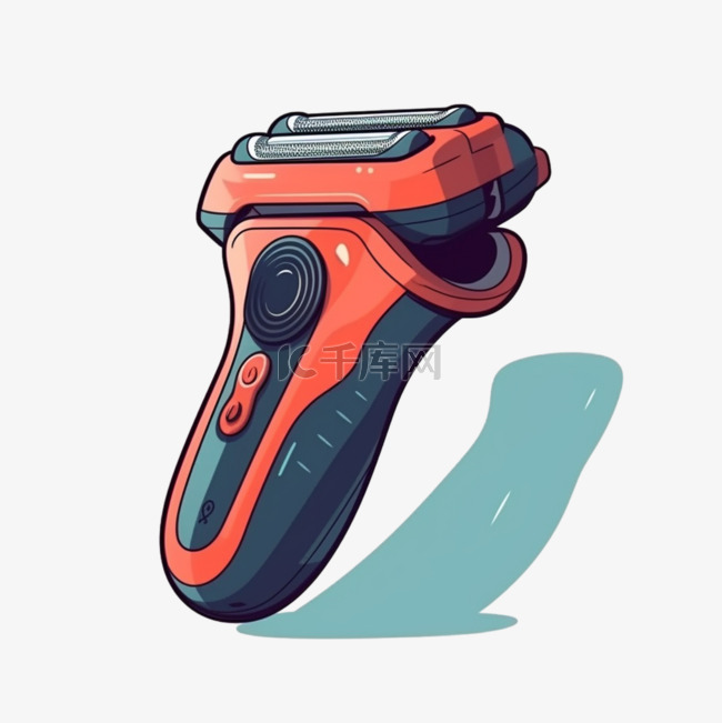 卡通手绘家电剃须刀素材图片免费下载-千库网