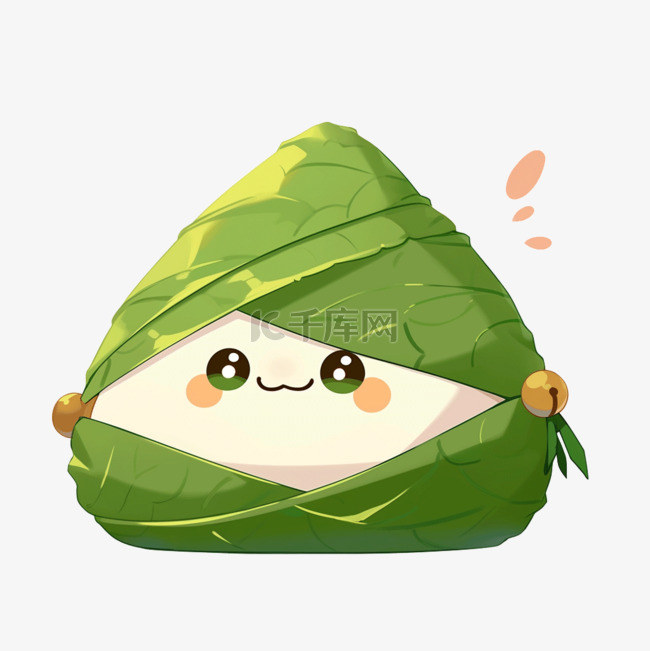 端午节端午扁平风卡通粽子拟人化卡通粽子素材图片免费下载-千库网