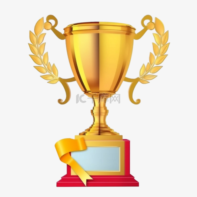 卡通手绘冠军奖杯素材图片免费下载-千库网