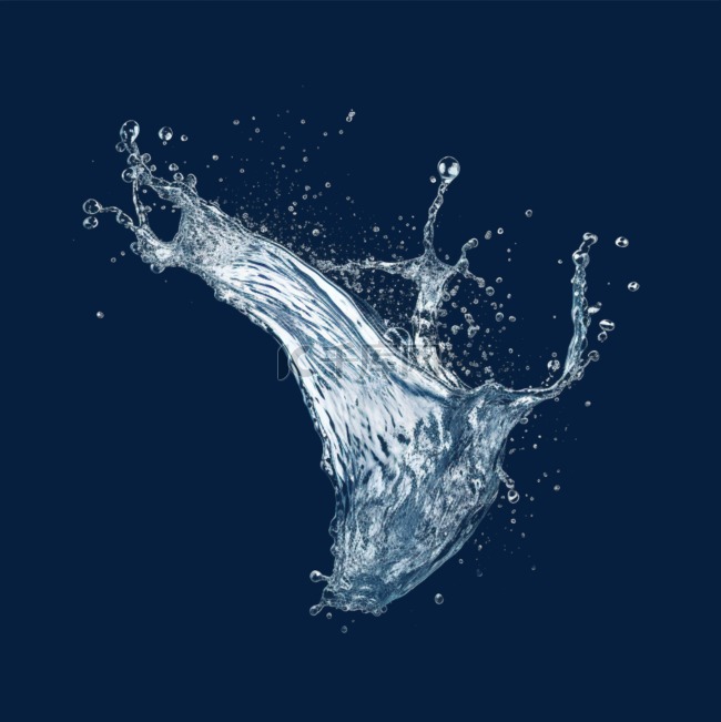 水水花水滴水流泼溅飞溅泼水素材图片免费下载-千库网