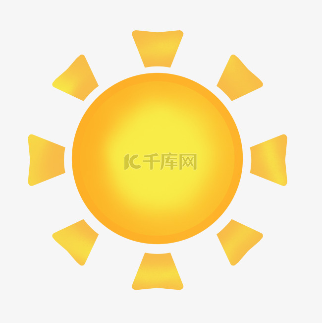 卡通手绘太阳阳光素材图片免费下载-千库网
