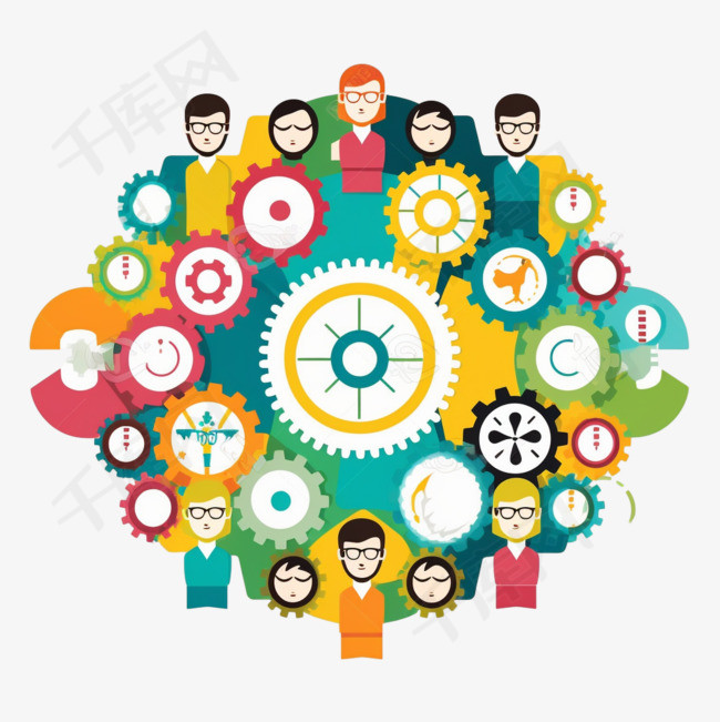 团队合作图标集素材图片免费下载-千库网