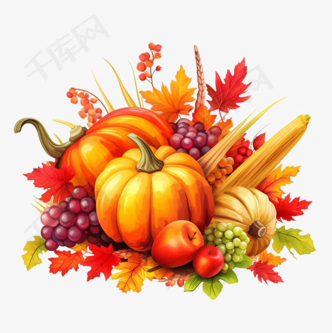 感恩节素材图片免费下载-千库网