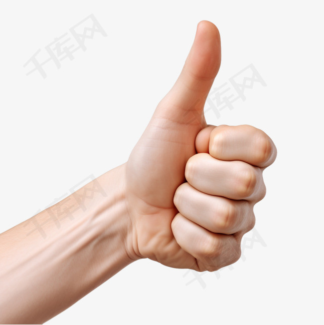 竖起大拇指的手素材图片免费下载-千库网