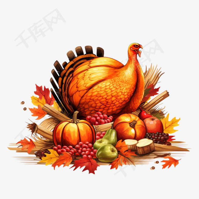 感恩节素材图片免费下载-千库网