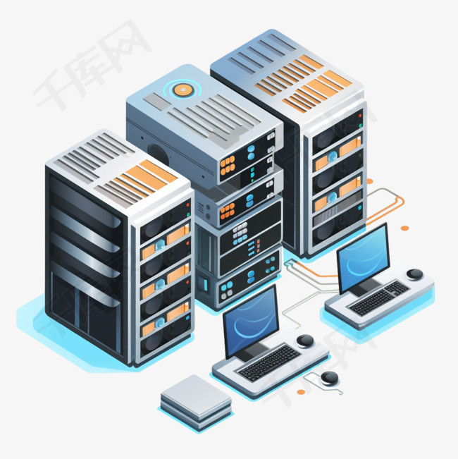 计算机服务器云数据库设备2素材图片免费下载-千库网