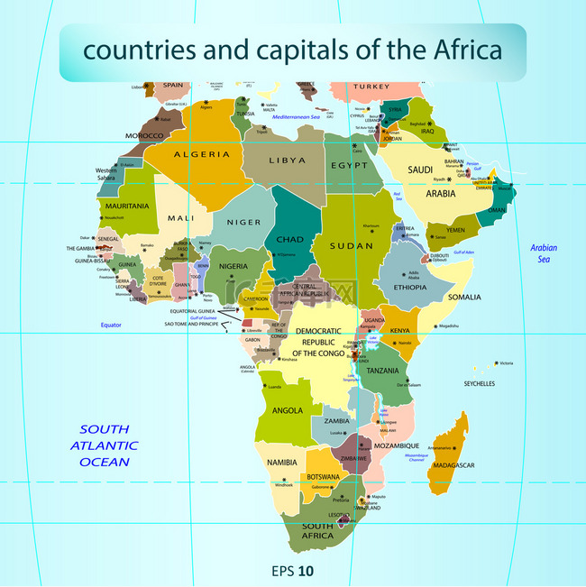 国家和首都的非洲素材图片免费下载-千库网