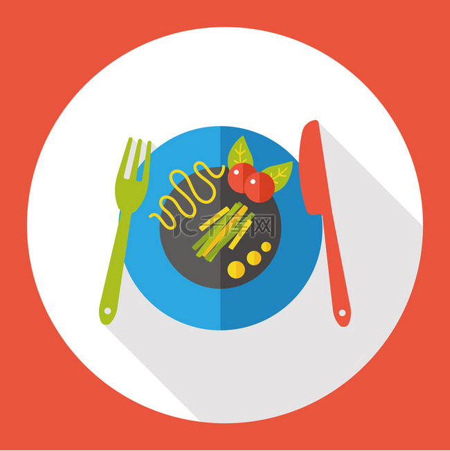 餐具餐平面图标图标元素素材图片免费下载-千库网