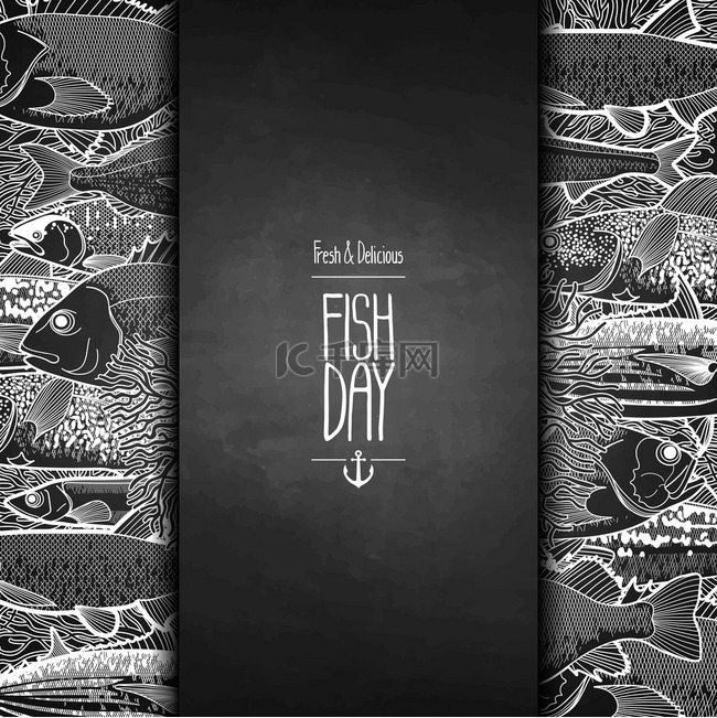 Graphic ocean fish design素材图片免费下载-千库网