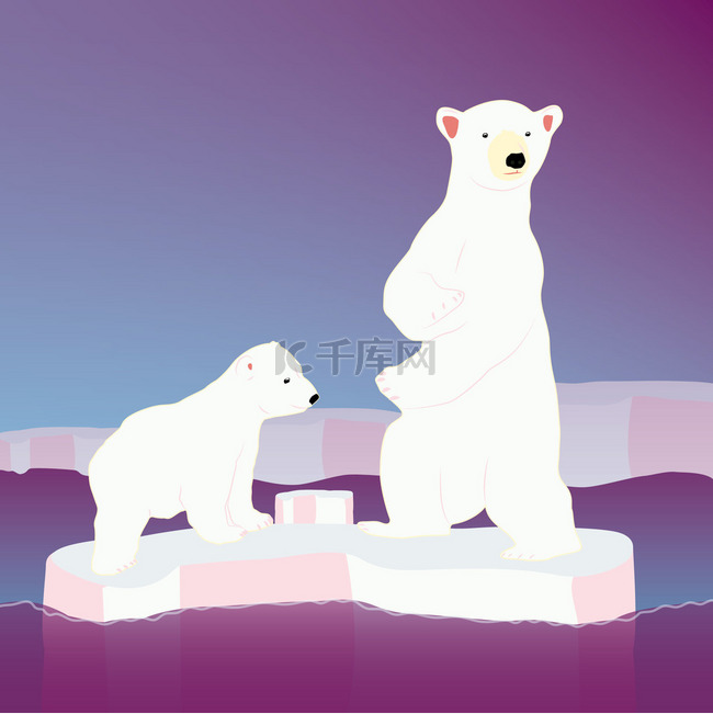 北极熊素材图片免费下载-千库网