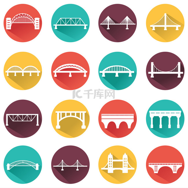 桥梁的图标集素材图片免费下载-千库网