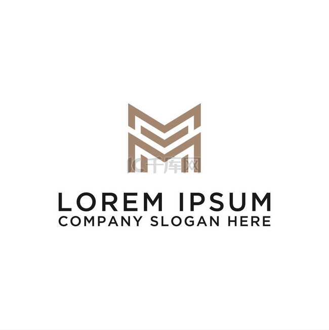 从M标志图标的首字母开始，为公司设计有趣的标志。-向量素材图片免费下载-千库网