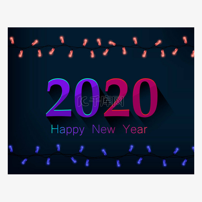 圣诞快乐，新年快乐贺卡素材图片免费下载-千库网