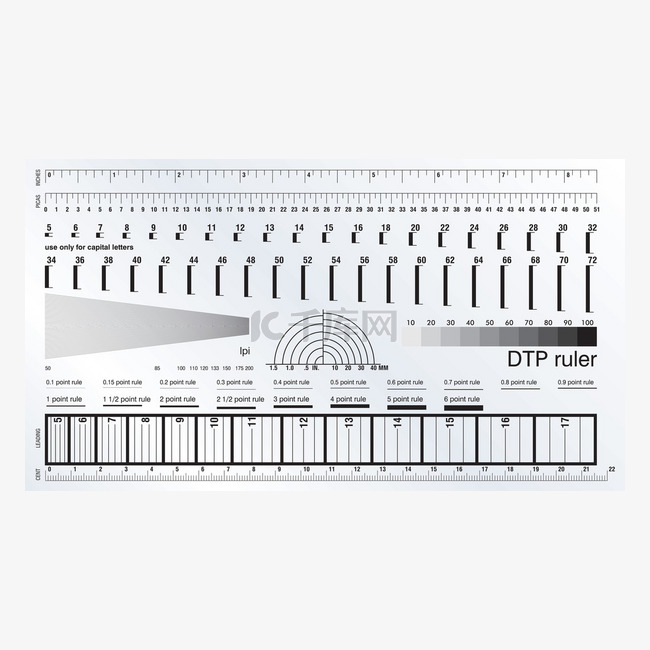 dtp 度量标尺素材图片免费下载-千库网