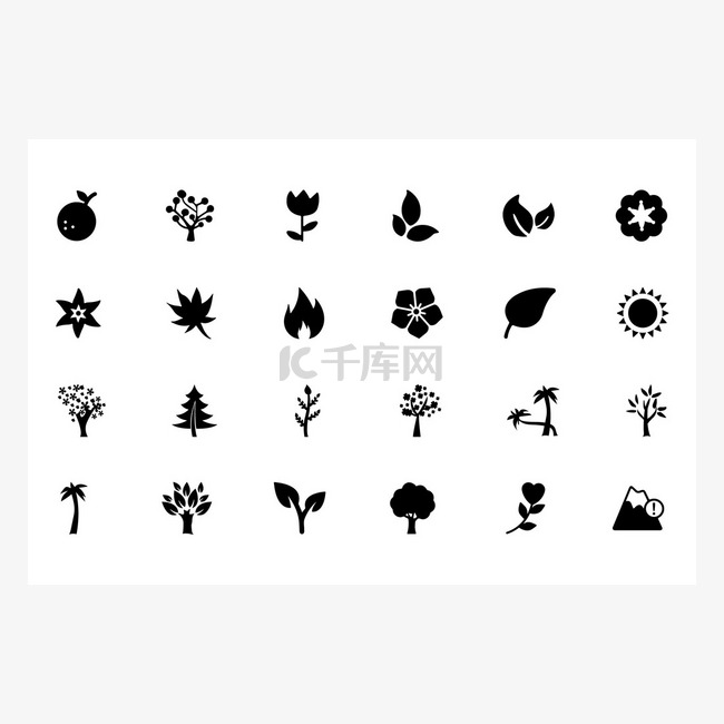 Nature Vector Icons 3素材图片免费下载-千库网