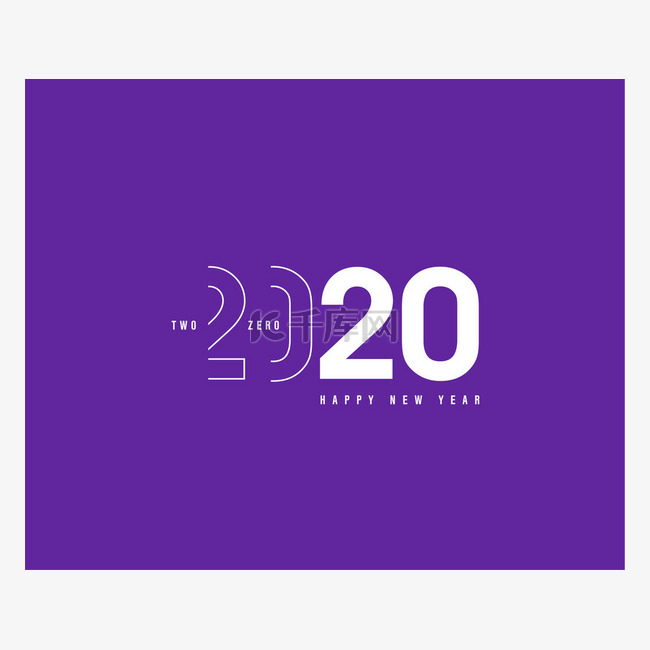 新年标志2020素材图片免费下载-千库网