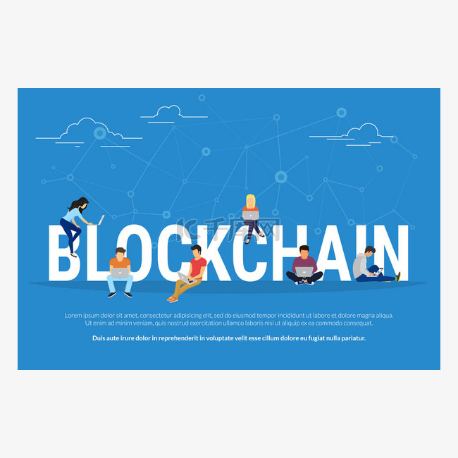 Blockchain 概念图素材图片免费下载-千库网