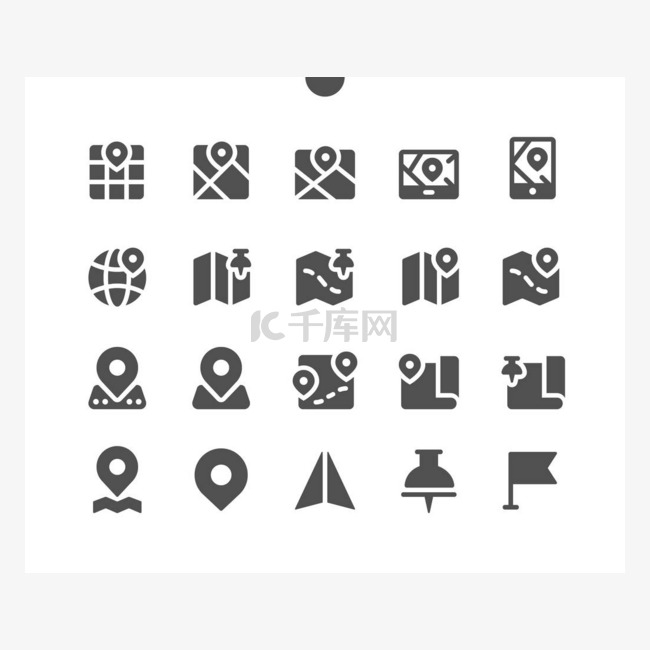 Maps Ui Pixel Perfect Well-crafted Vector Solid Icons 48x48 ready for ...