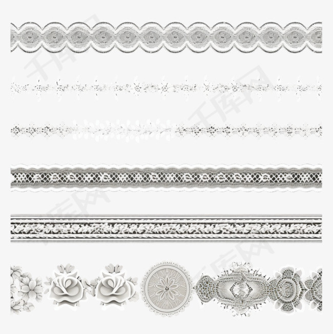 各式经典花边花边素材图片免费下载-千库网