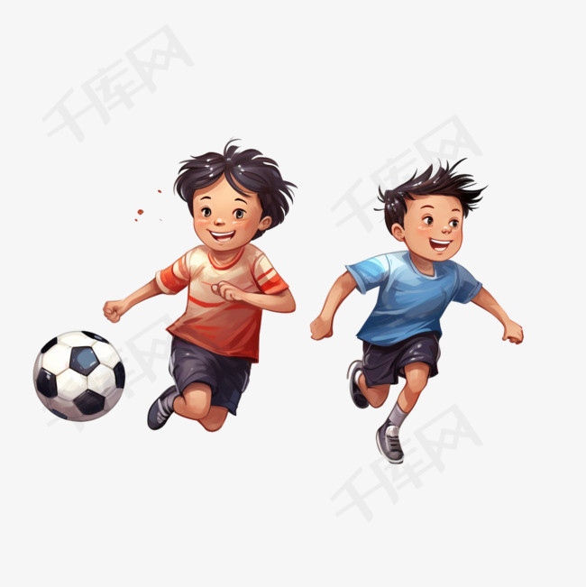踢足球的男孩素材图片免费下载-千库网