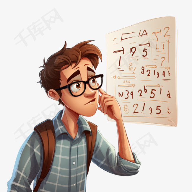 学生想出解决数学问题的方法素材图片免费下载 千库网 