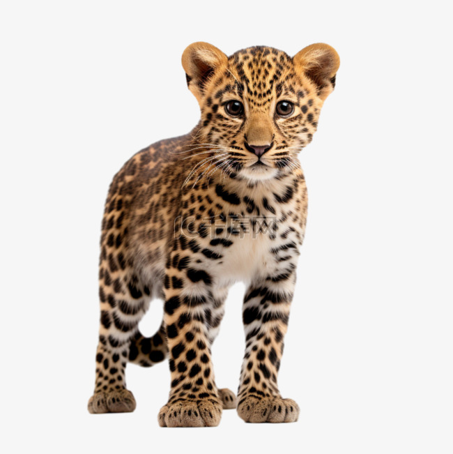 创意金钱豹动物元素立体免抠图案素材图片免费下载-千库网