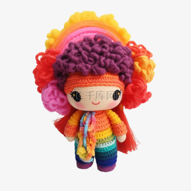 ai毛绒玩偶元素立体免抠图案素材图片免费下载-千库网