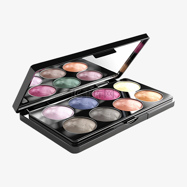 化妆品彩色眼影素材图片免费下载-千库网