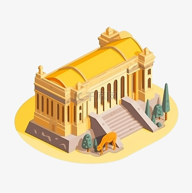 博物馆日建筑素材图片免费下载-千库网