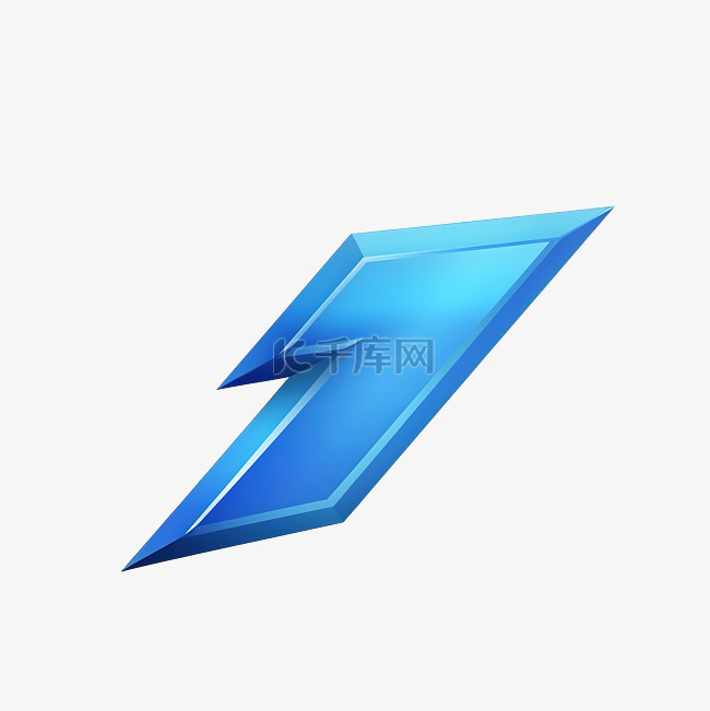 蓝色箭头元素fre png素材图片免费下载-千库网