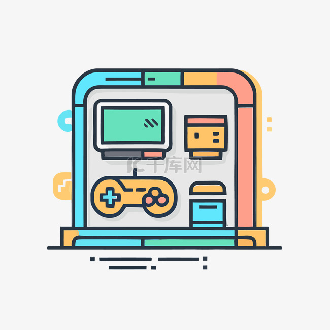经典控制台游戏游戏控制台图标素材图片免费下载-千库网
