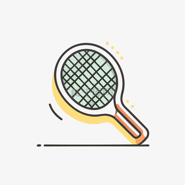 网球拍图标素材图片免费下载-千库网