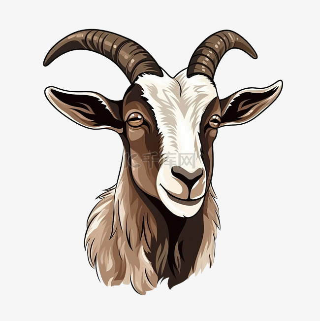 山羊动物png插图素材图片免费下载-千库网