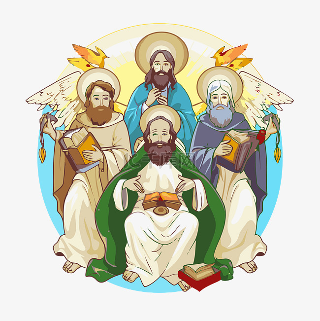 神圣的三位一体 向量素材图片免费下载-千库网