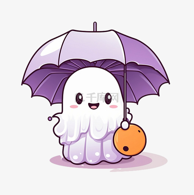 可爱的 kasabake 或伞鬼日本万圣节角色素材图片免费下载-千库网