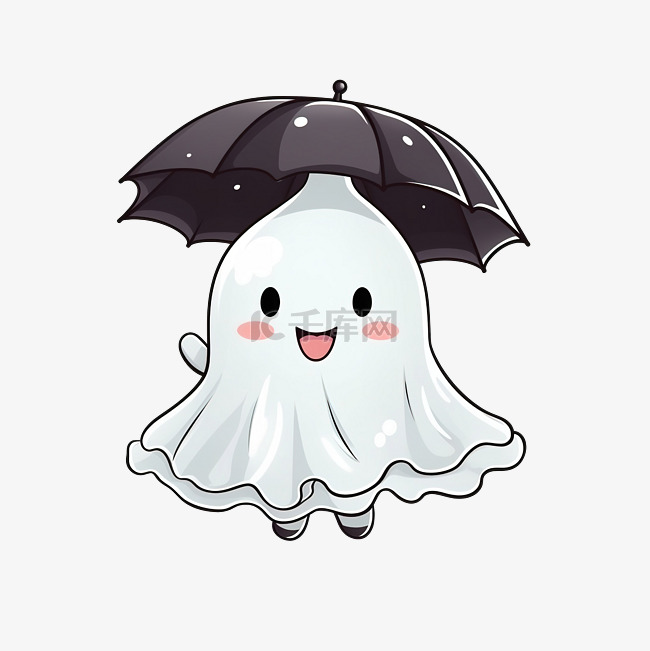 可爱的 kasabake 或伞鬼日本万圣节角色素材图片免费下载-千库网