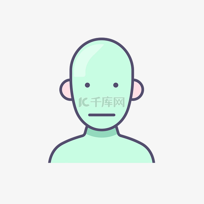 人类头像图标线 illustrac? 向量素材图片免费下载-千库网
