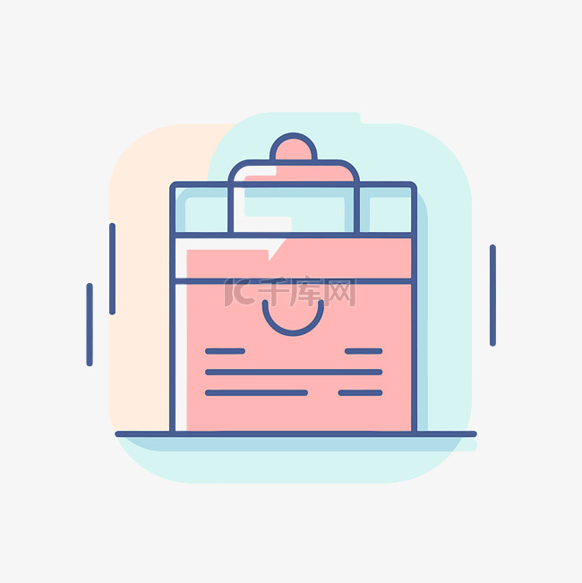 一个带有盖子的盒子的图标 向量素材图片免费下载-千库网