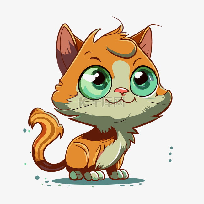 卡通猫 向量素材图片免费下载-千库网
