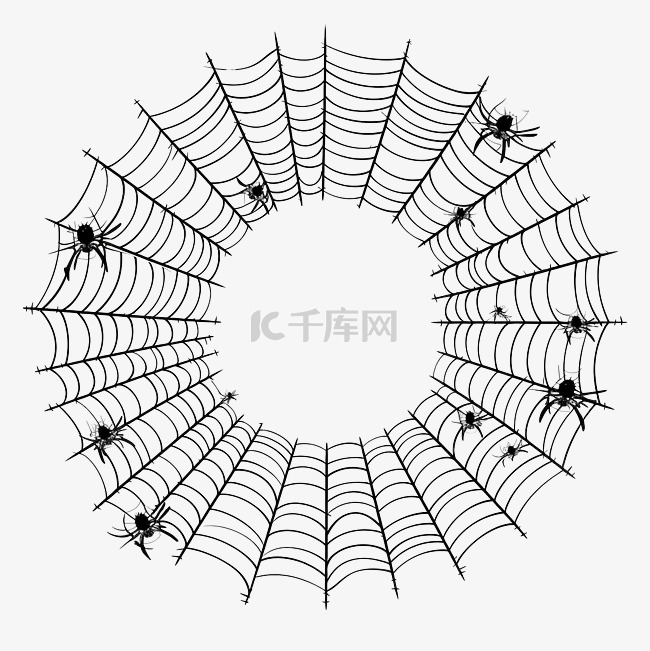 蜘蛛网素材图片免费下载-千库网