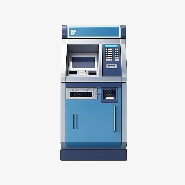 atm 机 3d 图素材图片免费下载-千库网