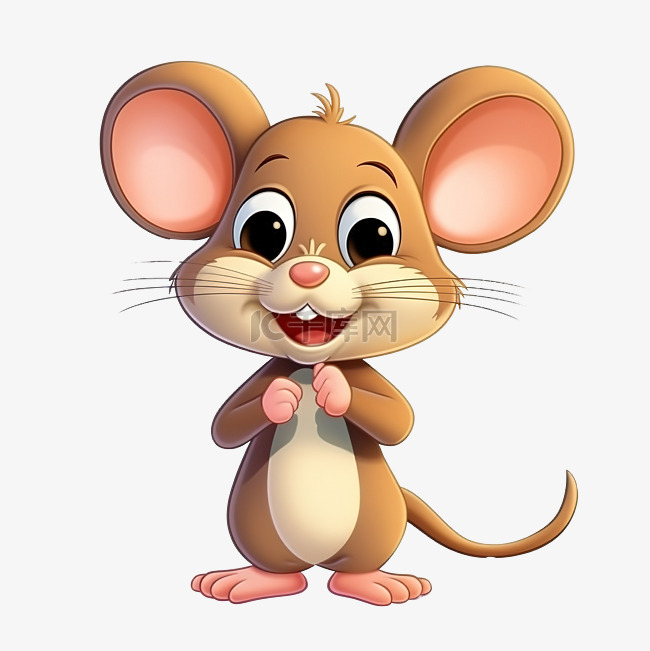 老鼠动物卡通人物素材图片免费下载-千库网