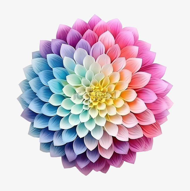 花渐变色素材图片免费下载-千库网