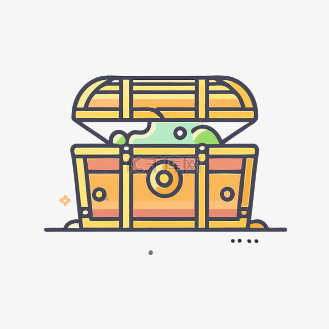 宝箱的图标 向量素材图片免费下载-千库网