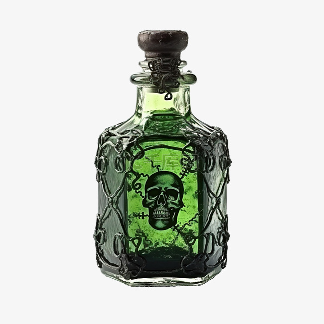 一瓶毒药素材图片免费下载-千库网