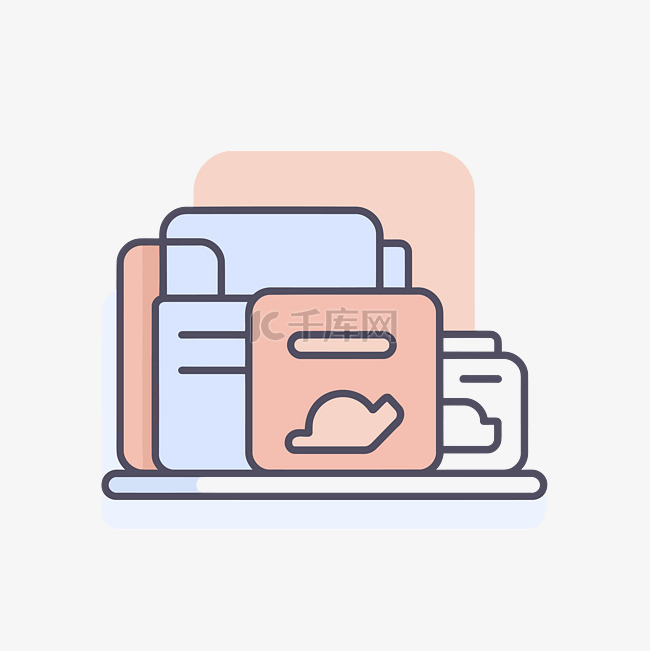 堆叠文档的图标 向量素材图片免费下载-千库网