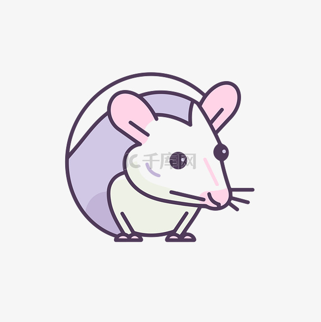 可爱的鼠标图标素材图片免费下载-千库网