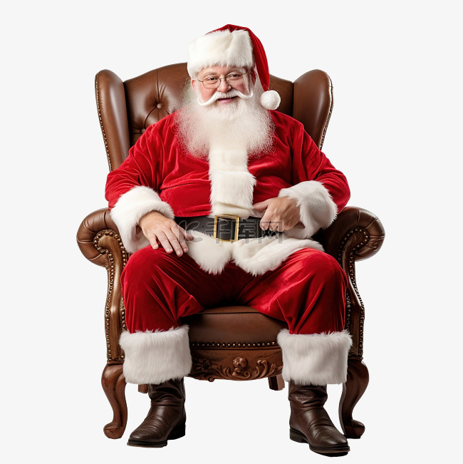 真正的圣诞老人素材图片免费下载-千库网